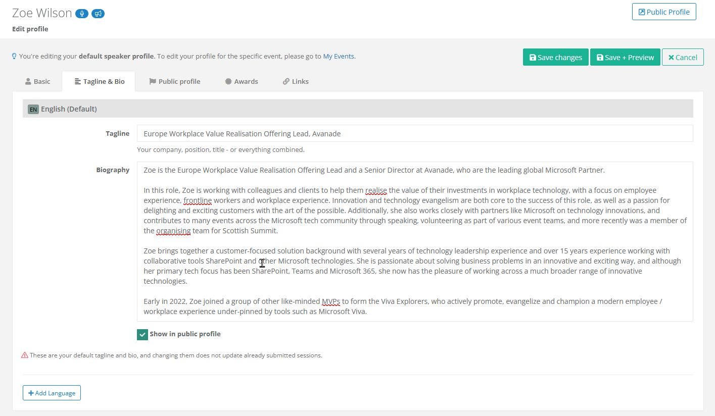 Getting Started with Community Speaking - Zoe 365